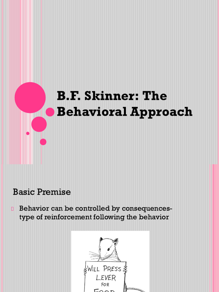 8-B.F Skinner-Sana | PDF | Reinforcement | Classical Conditioning