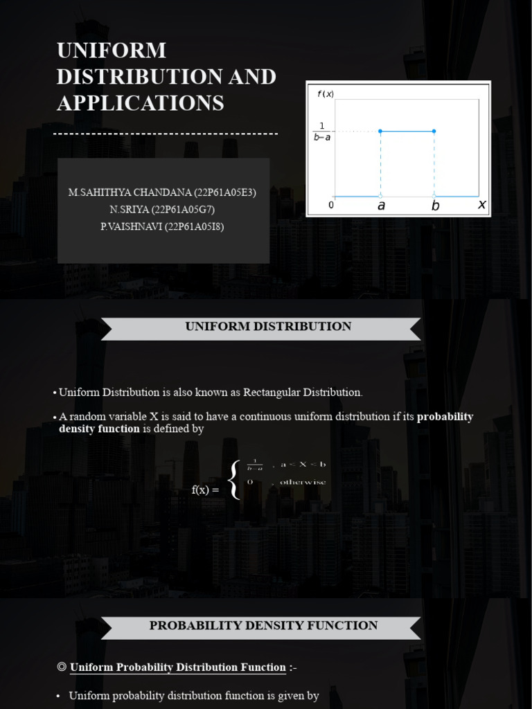 Uniform Distribution: Properties & Applications | PDF