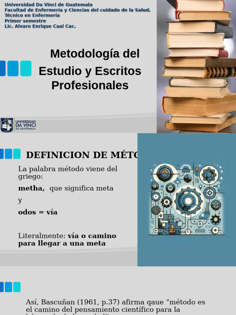 presentacion 1 metodología del estudio | PDF | Método científico ...
