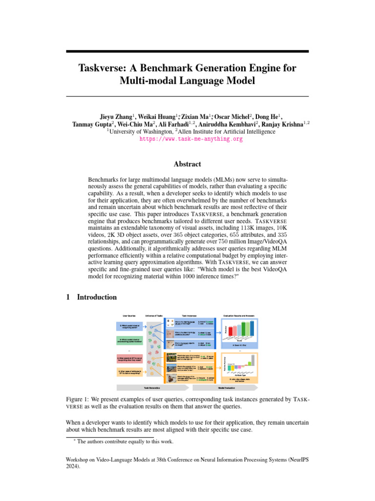 22 Taskverse A Benchmark Gener | PDF | Annotation | Information Retrieval