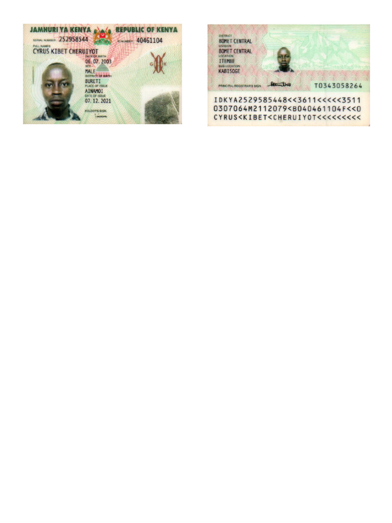 Cyrus Id | PDF
