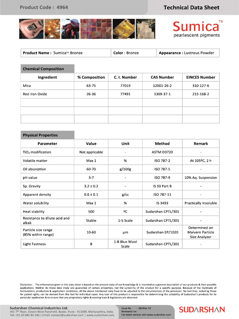 Sumica 4964 TDS | PDF