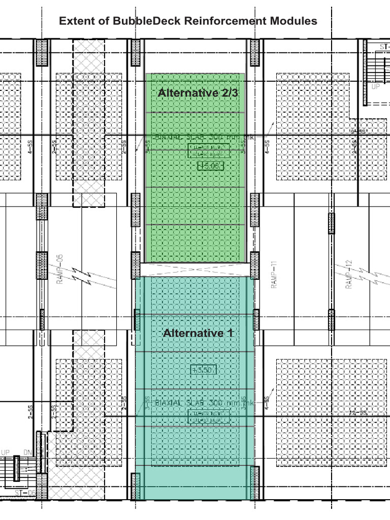 BubbleDeck ReinforcementModules Drawings | PDF | Structural Engineering | Concrete