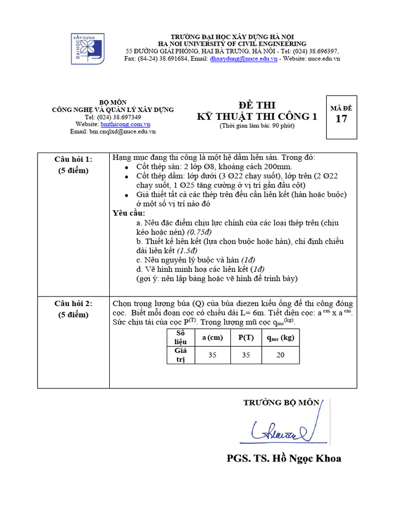 Đề trực tuyến KTTC1 Tiếng Việt signed 17 | PDF