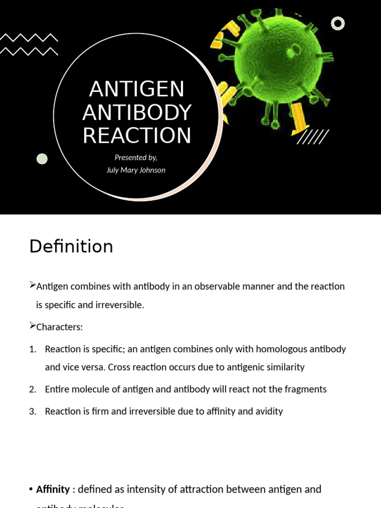 Antigen-Antibody Reactions Explained | PDF | Elisa | Immunology
