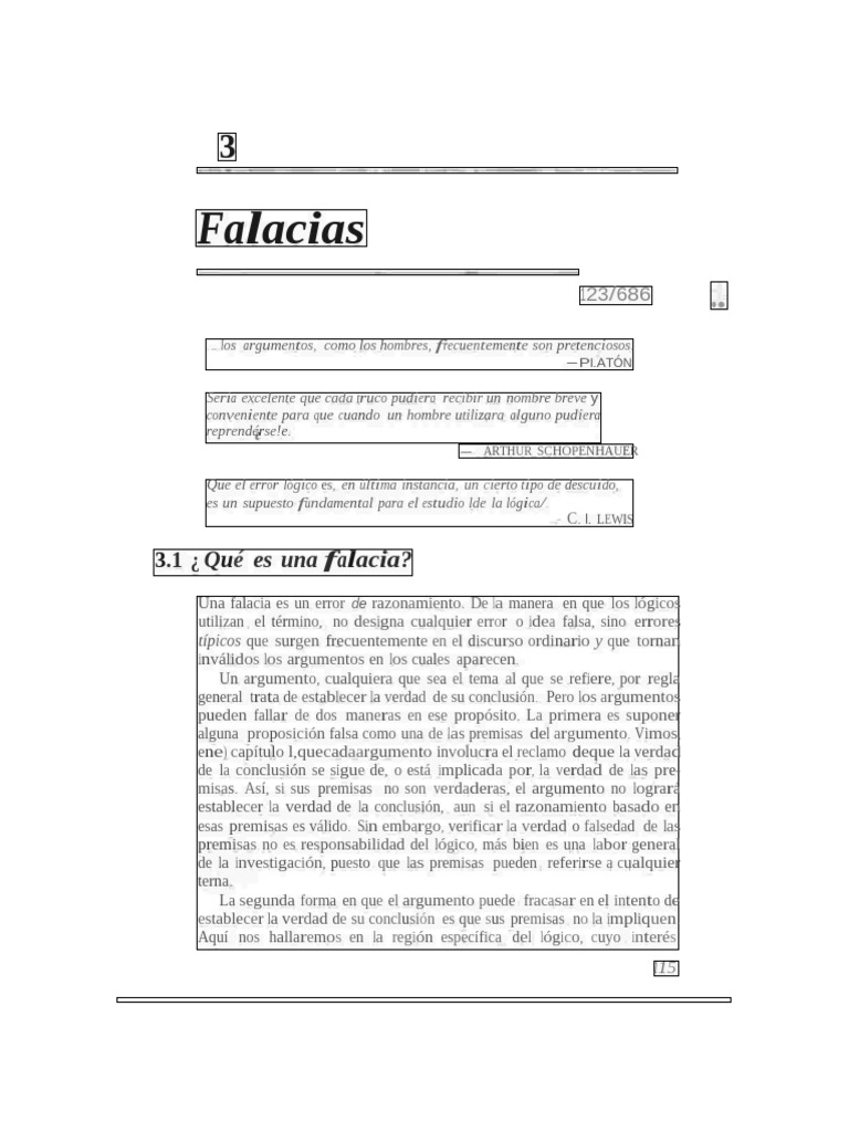 Falacias 2 | PDF | Falacia | Argumento