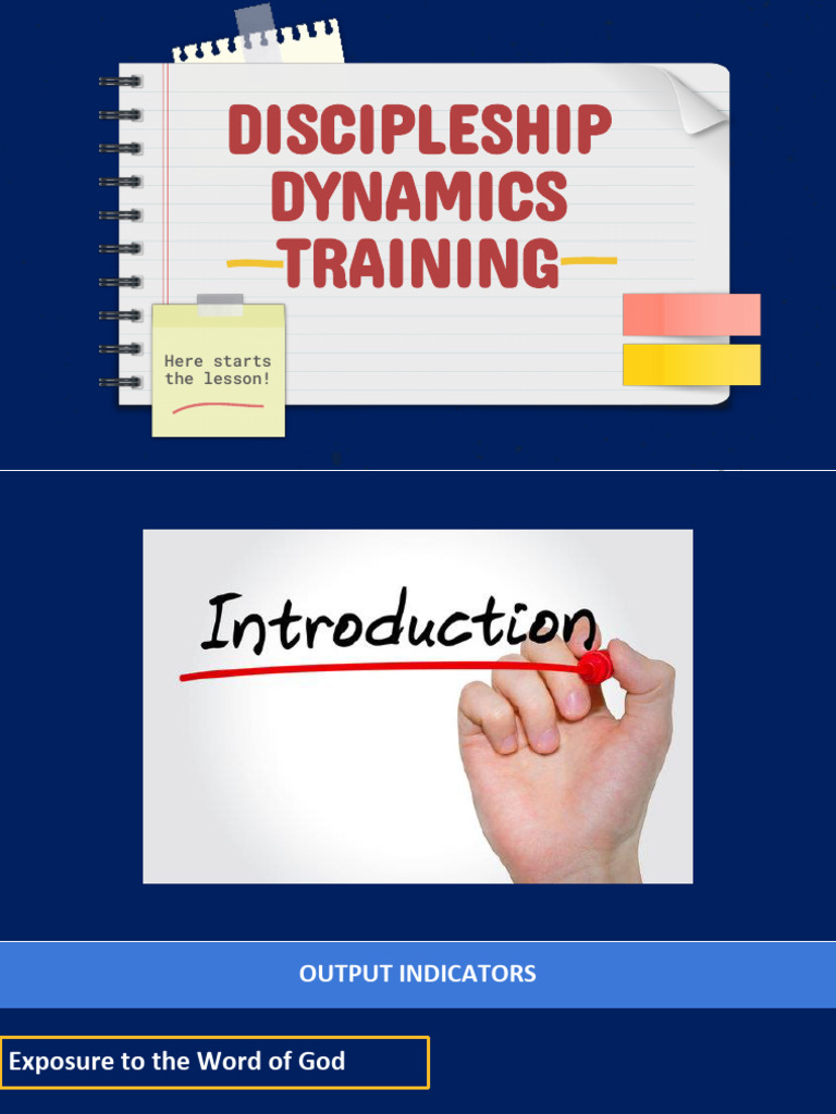 Discipleship - Dynamics Training Slides | PDF | Disciple (Christianity ...