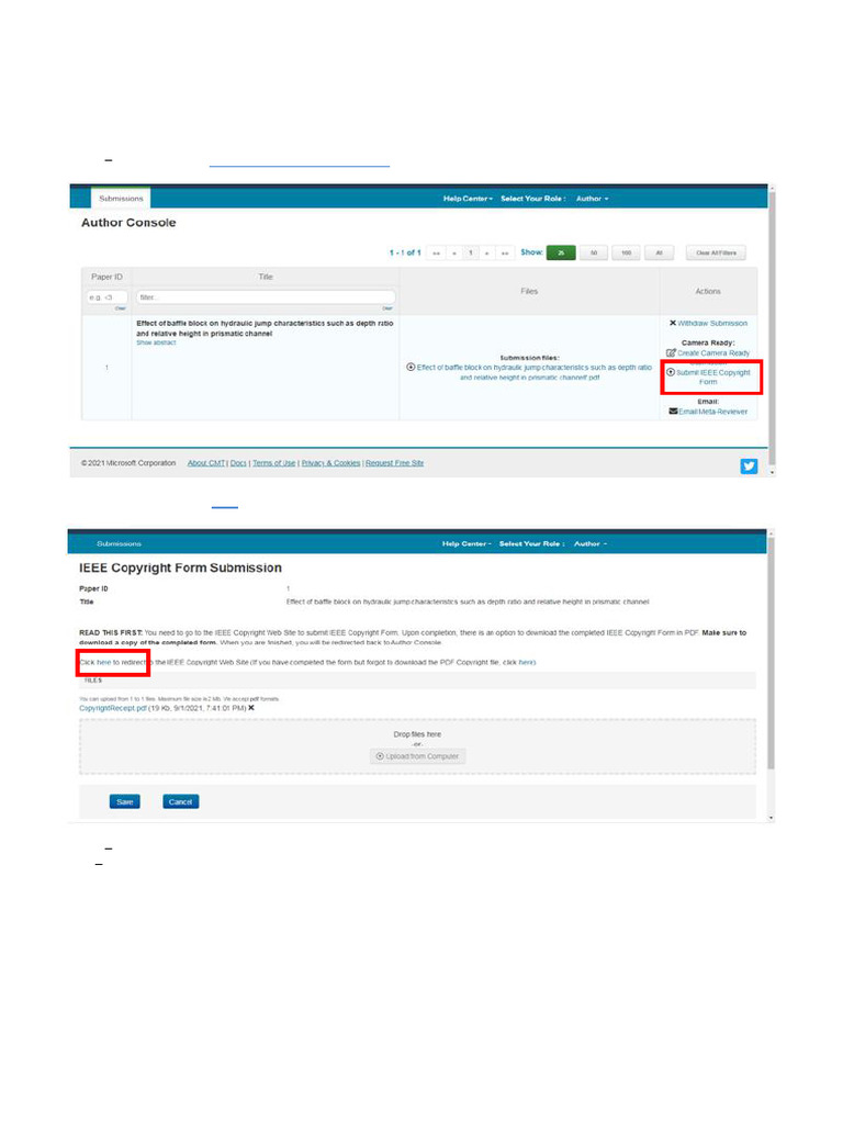 Steps To Fill IEEE Copyright Form | PDF
