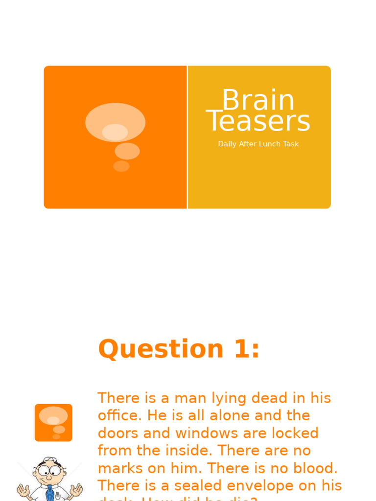 BrainTeaserPowerPoint 1 | PDF