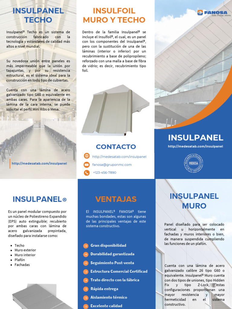 INSULPANEL | PDF | Acero | Ingeniería de Edificación