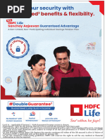 Tata AIA Param Raksha Life Pro Leaflet | PDF | Insurance | Life Insurance