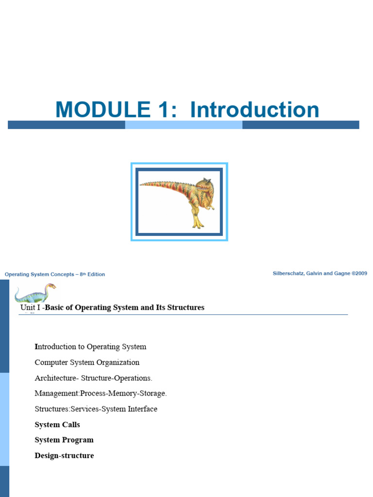 Module 1 | PDF | Computer Data Storage | Operating System Module 1 | PDF | Computer Data Storage | Operating System