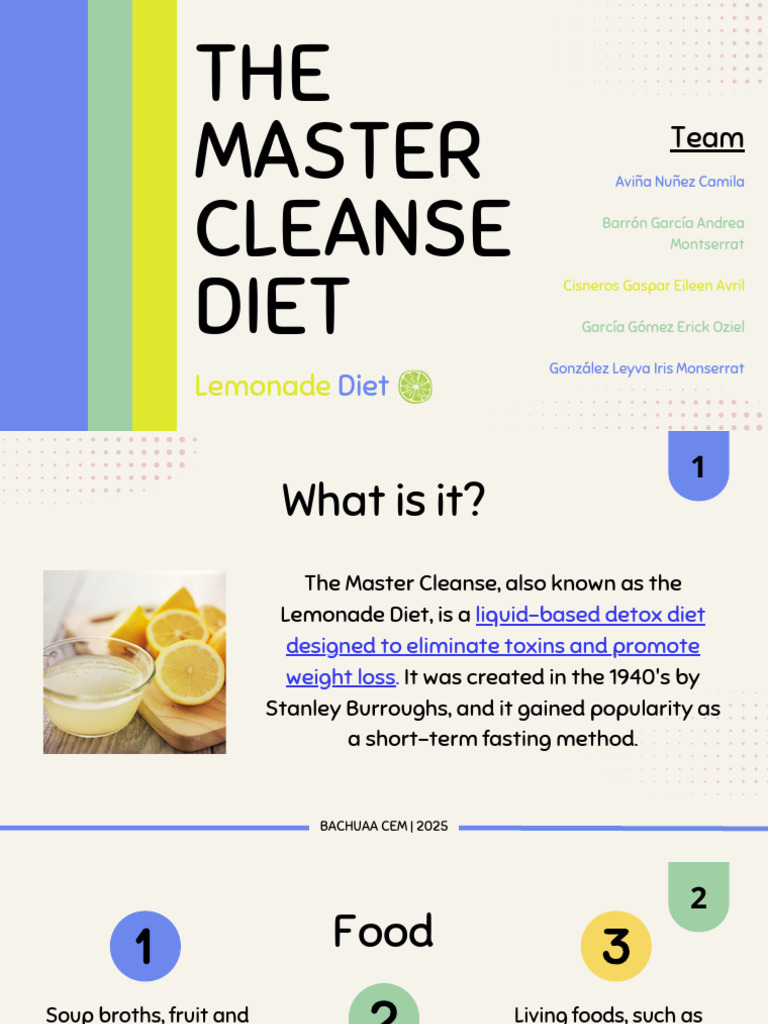 The Master Cleanse Diet | PDF | Master Cleanse | Dieting