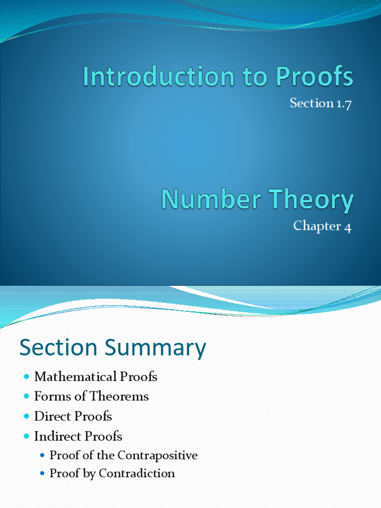 Pages From Lecture 5,6,7 (Discrete Mathmatics) | PDF | Mathematical Proof | Theorem
