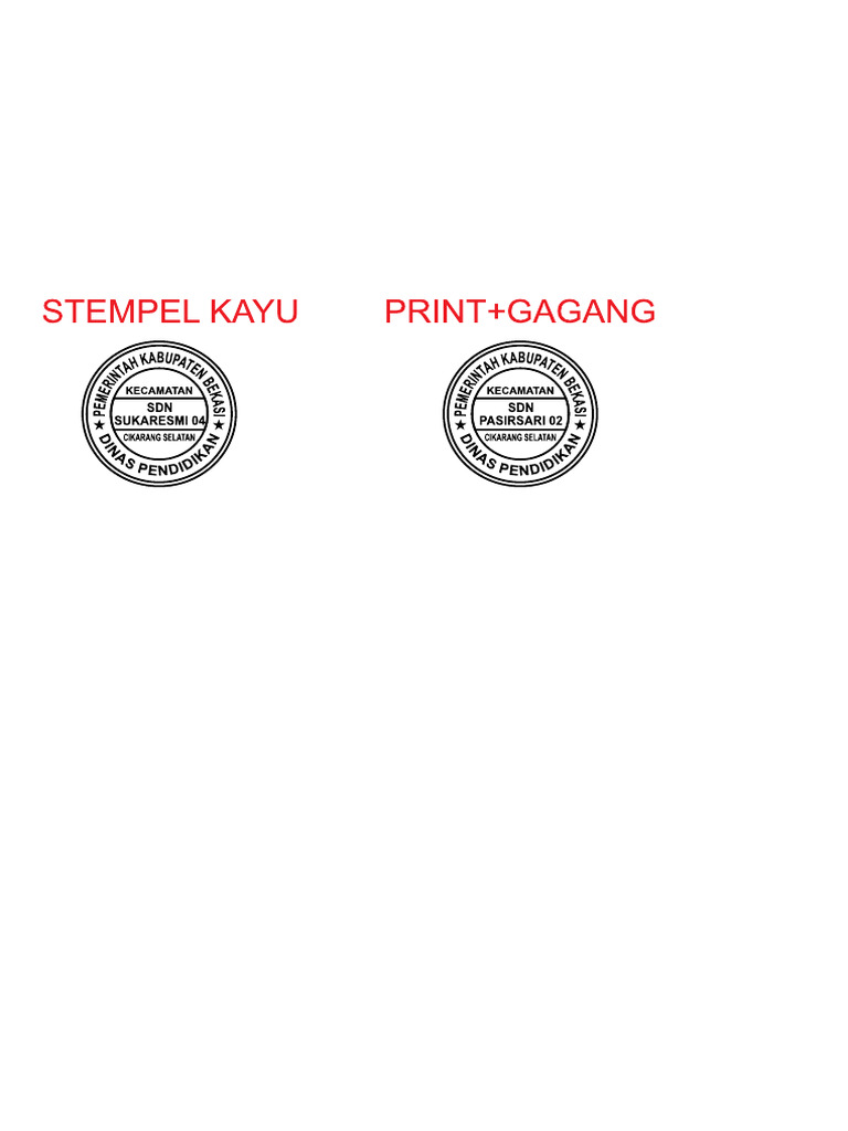 Stempel Sukaresmi 04 | PDF