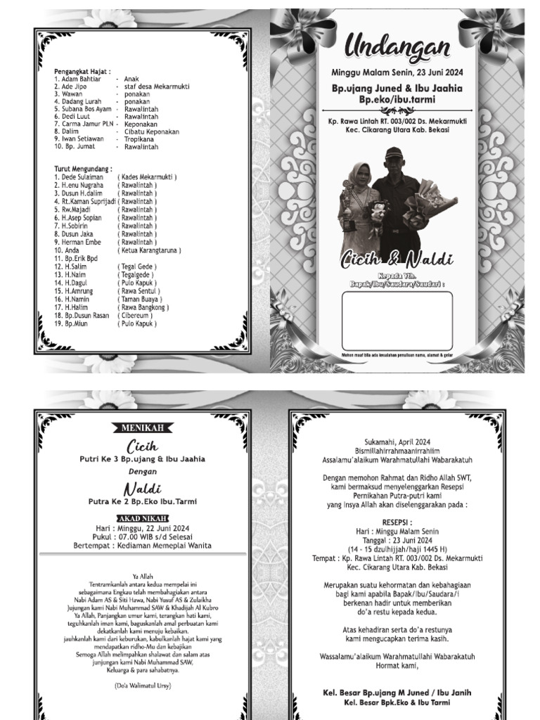 Undangan Mang Ujang | PDF