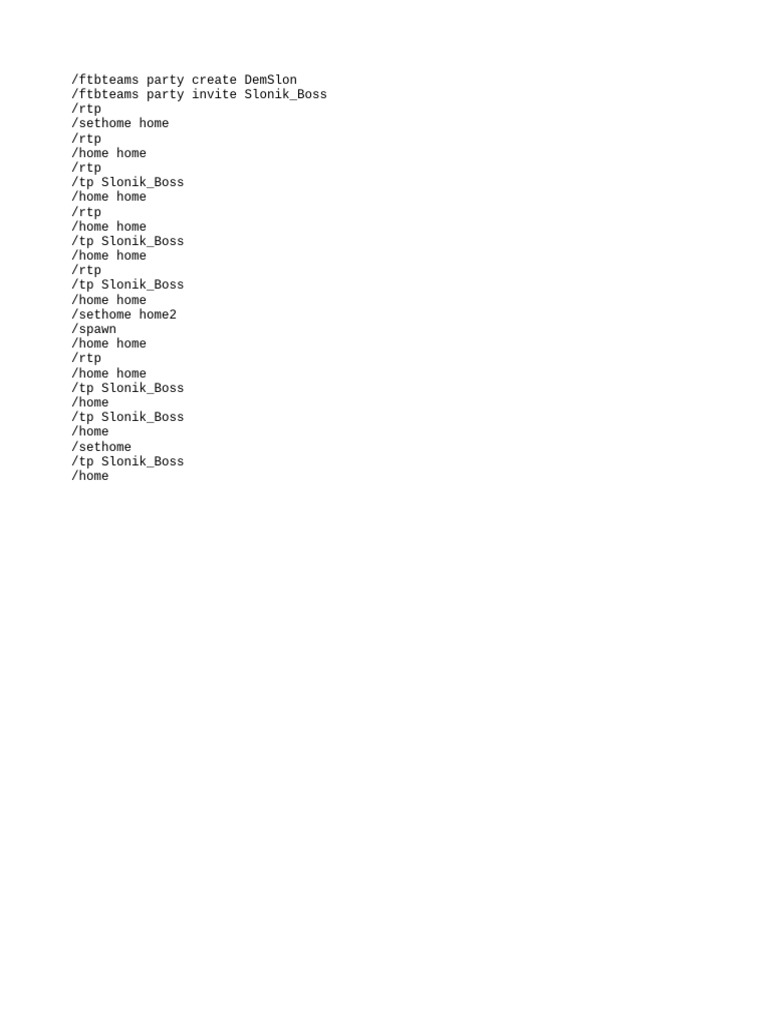 Command History | PDF