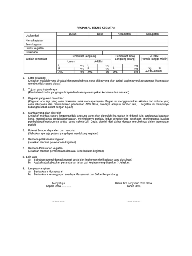 Proposal Teknis | PDF
