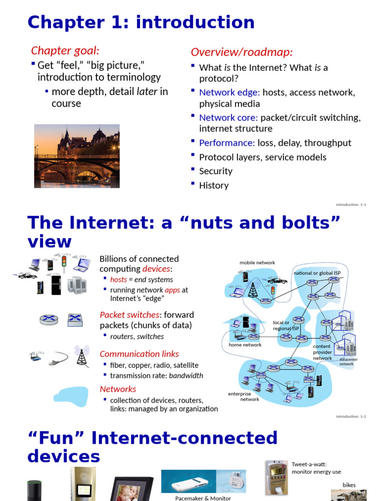 Chapter - 1اساسيات الشبكات | PDF | Computer Network | Transmission Medium