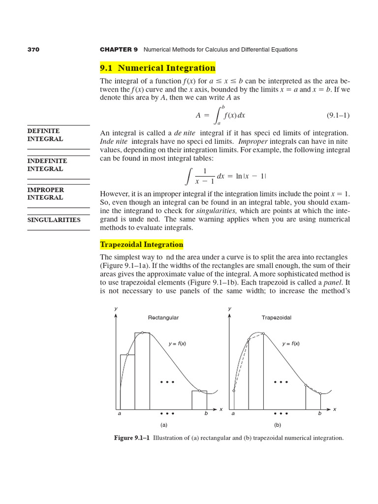 Numerical Integration Ch5-1 | PDF | Integral | Function (Mathematics)