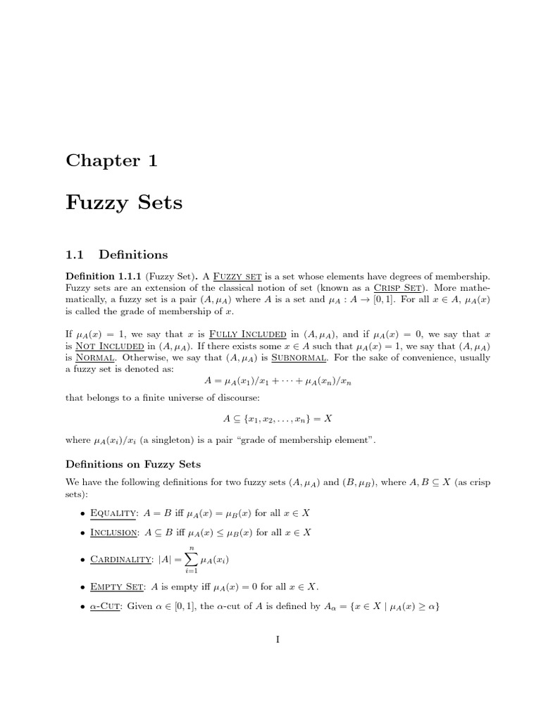 Fuzzy Sets and Rule Bases | PDF | Fuzzy Logic | Mathematical Concepts