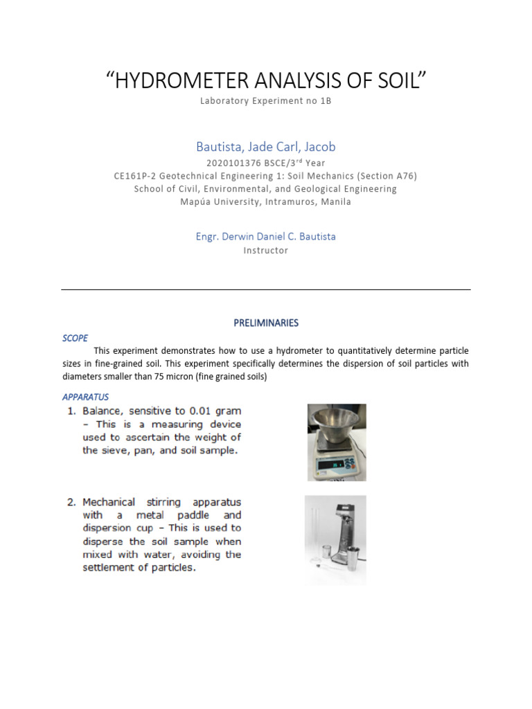 BAUTISTA_EXP-1B-CE161P-2-A76 - Copy | PDF | Silt | Sampling (Statistics)