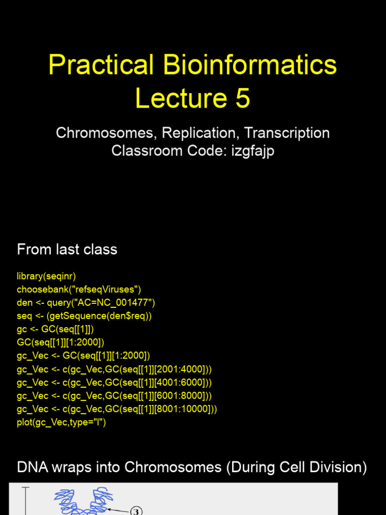 Lecture 5 Transcription | PDF