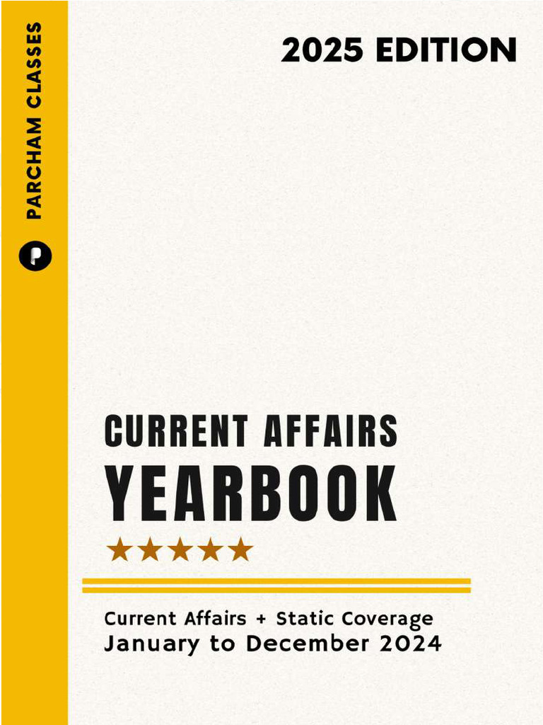 India Yearbook 2025 Overview | PDF | Government Of India