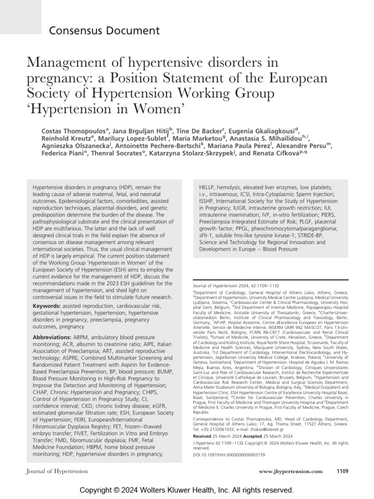 Hta en El Embarazo 2024 - 240911 - 164552 | PDF | Hypertension | Pregnancy