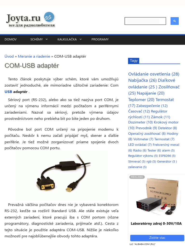 Adaptér COM Na USB | PDF