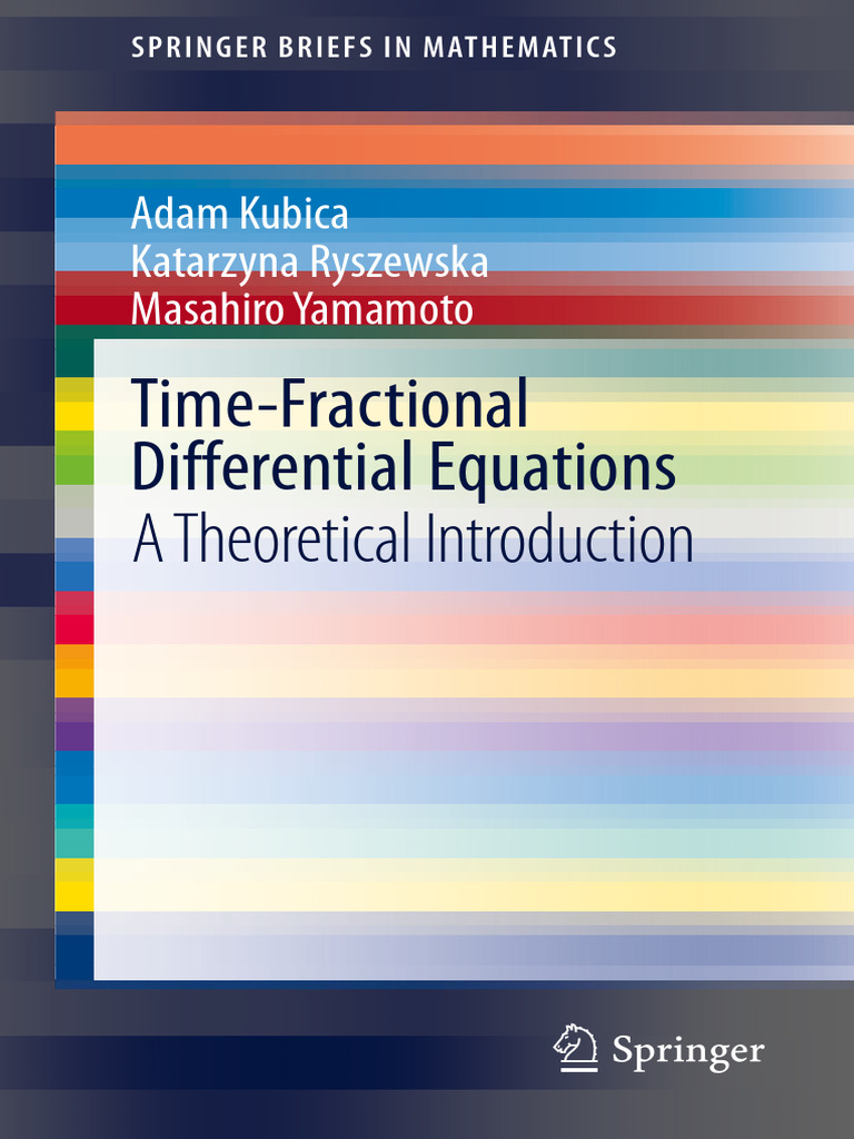 Time-Fractional Differential Equations A Theoretical Introduction (Adam ...