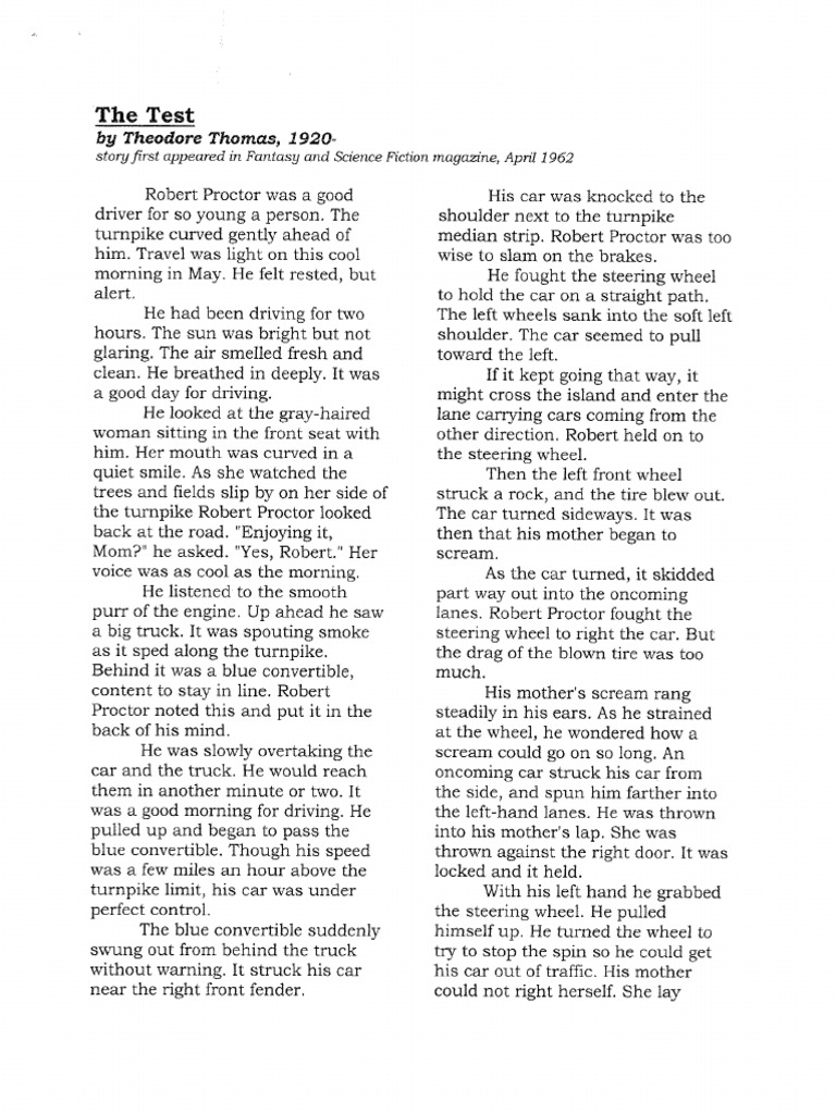 The Test | PDF