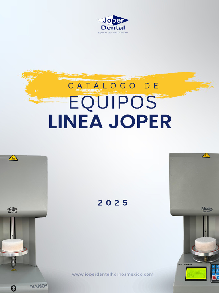 Catálogo Equipos Dentales 2025 | PDF | Tableta | Aluminio