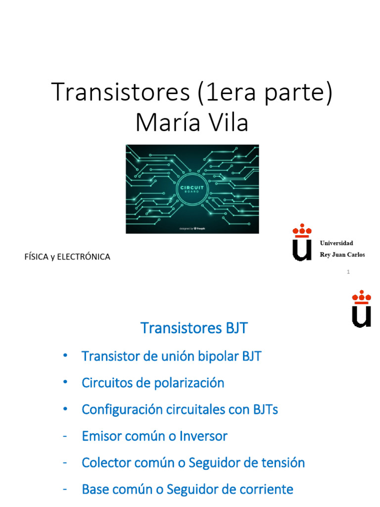 Introducción a Transistores BJT | PDF | Transistor de unión bipolar ...