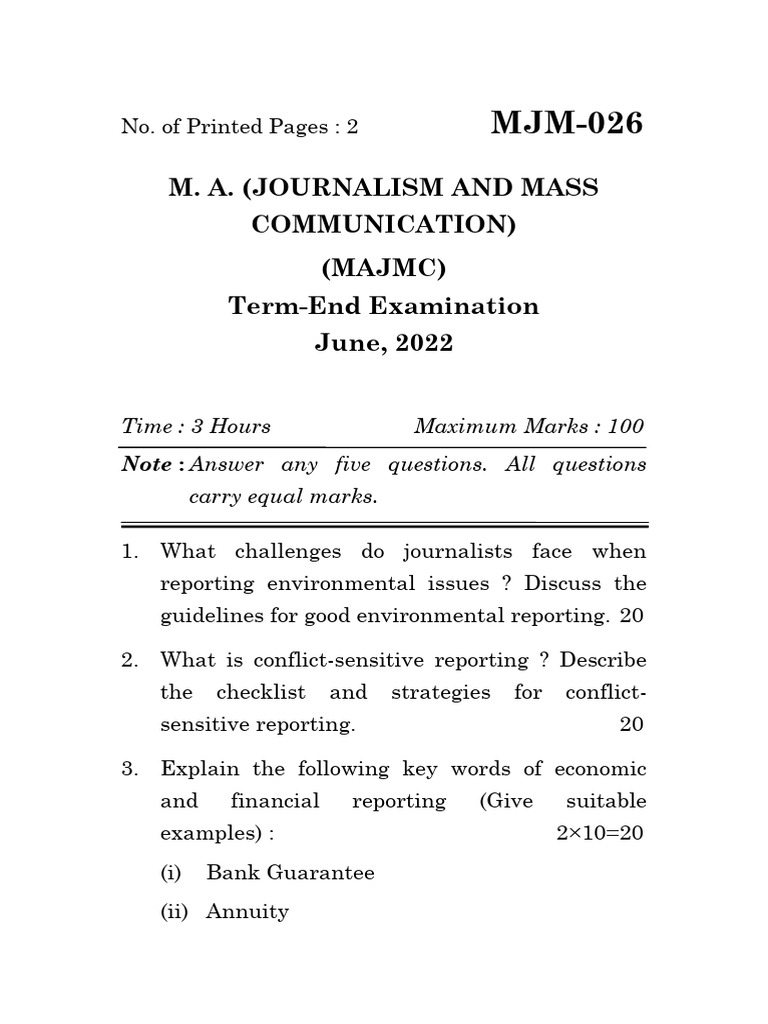 MJM-026 June, 2022 | PDF