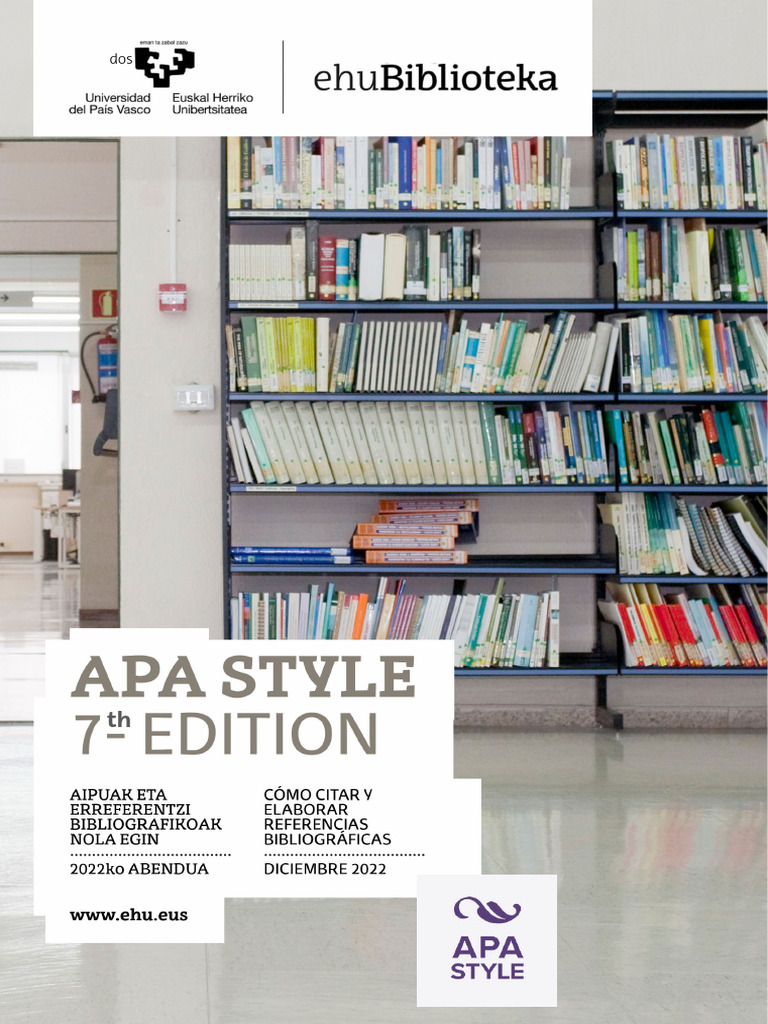 Guía de Referencias Bibliográficas APA 7 | PDF | Identificador de ...
