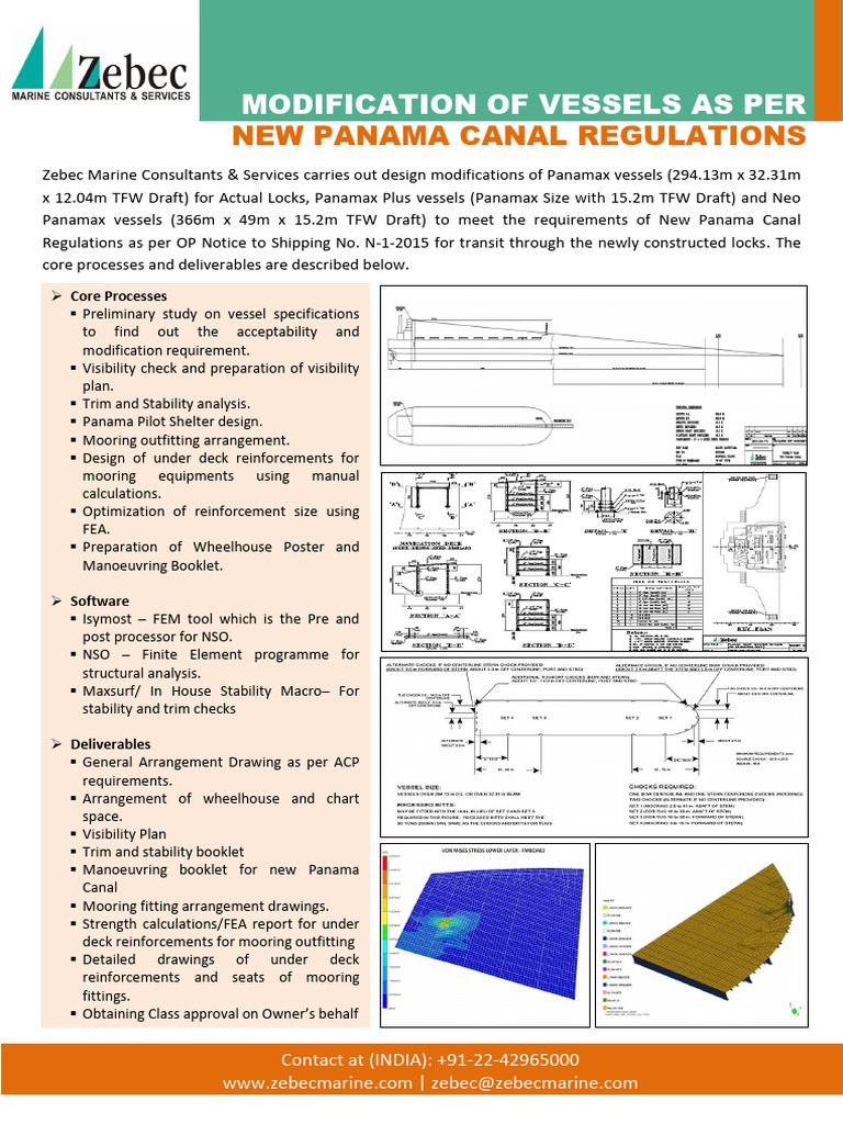 Panamax Vessel Design Services | PDF