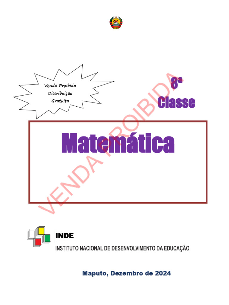 Caderno de Matematica 8a CLASSE 27.01.2025 | PDF | Números | Número inteiro