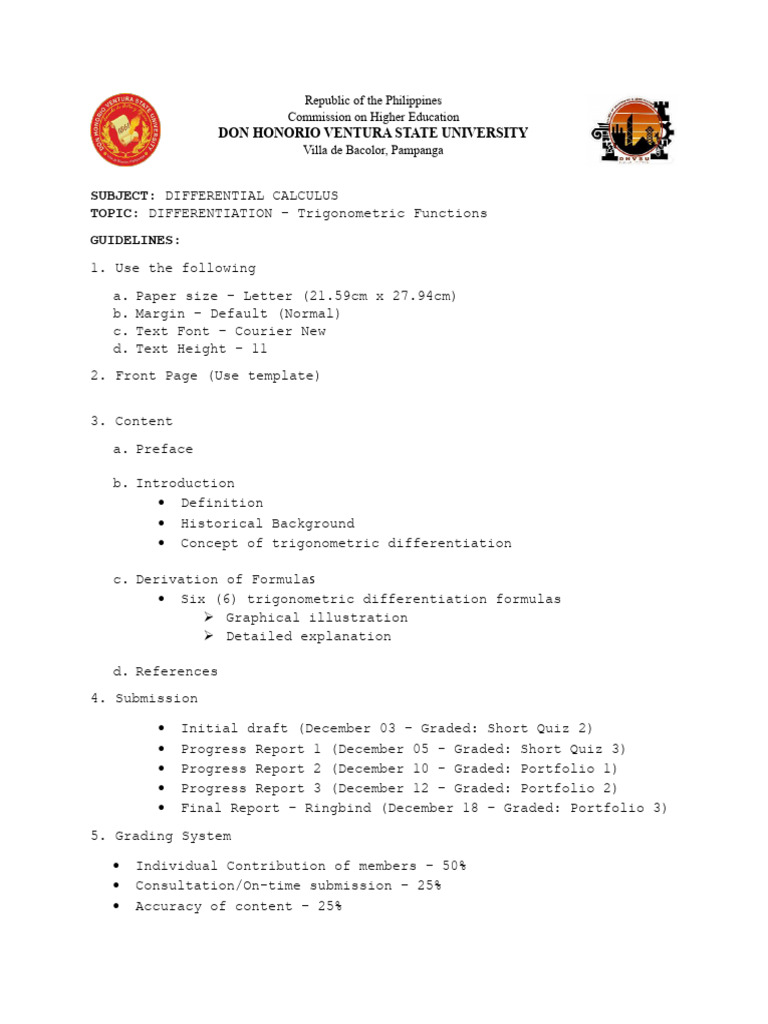Group 3 Trigonometric Functions Pdf