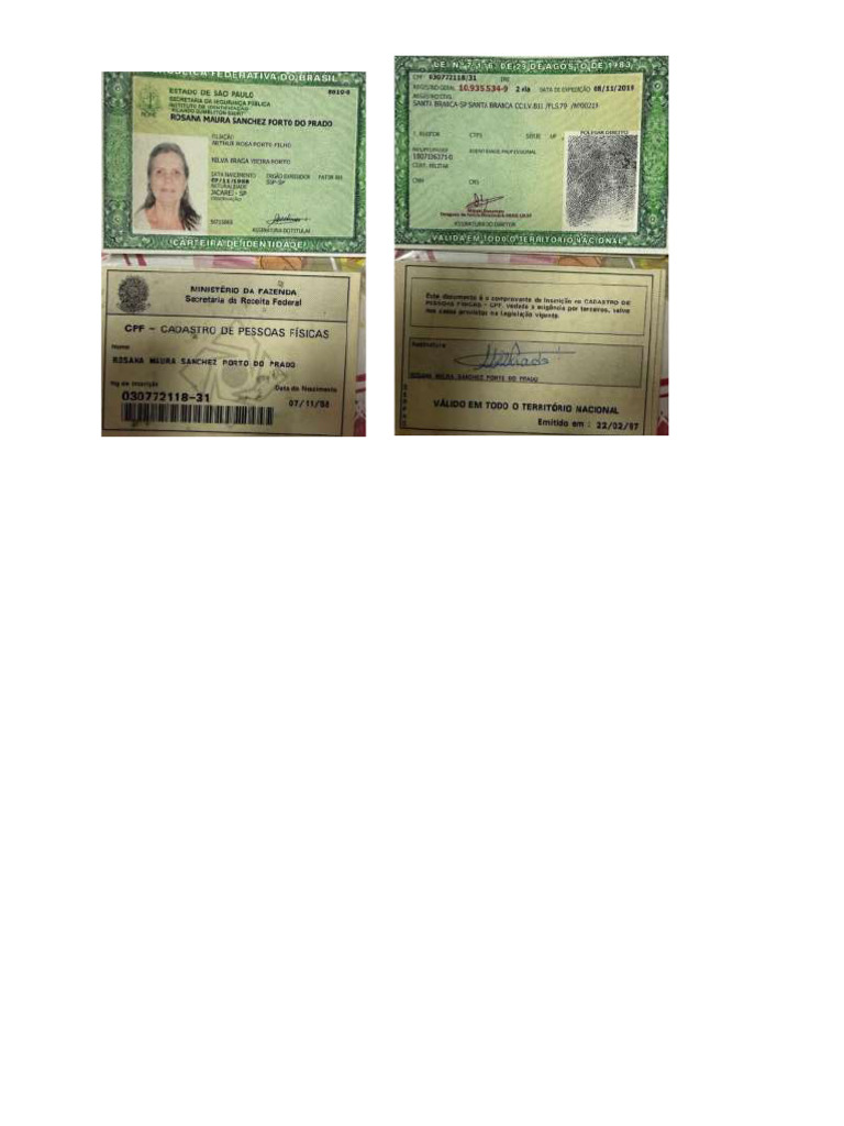 CÓPIA RG E CPF | PDF