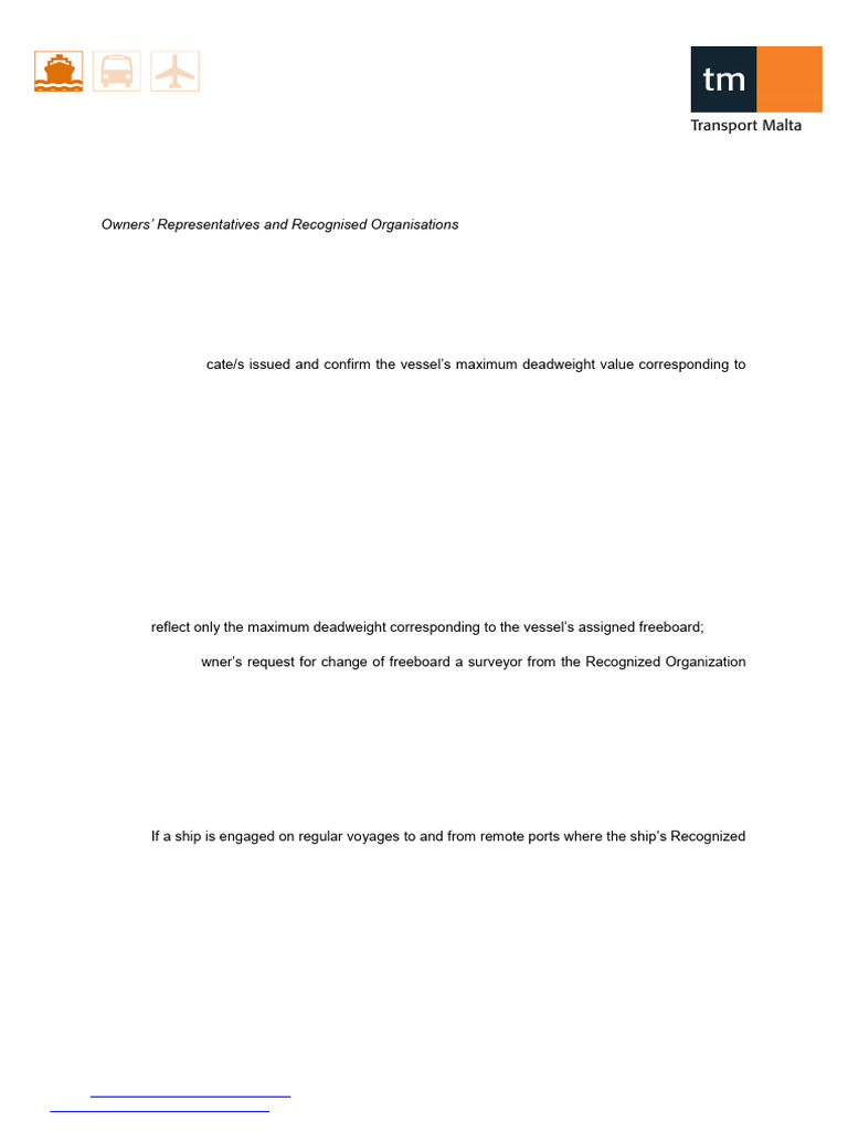 Multiple Load Line Certificates Guidance | PDF | Ships | Shipping