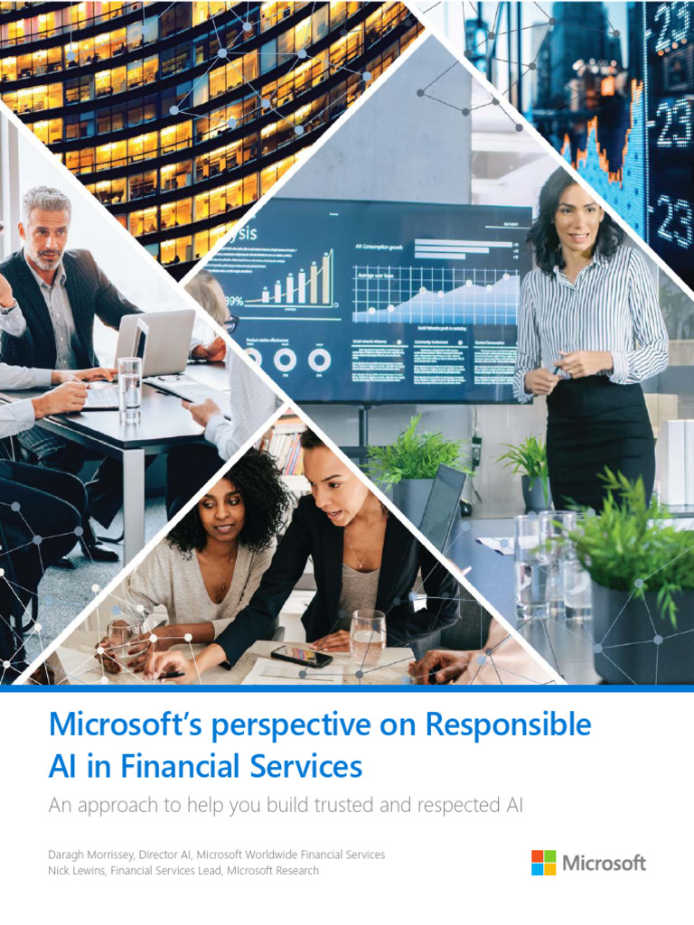Microsoft Perspective On Responsible AI in FSI | PDF | Artificial ...