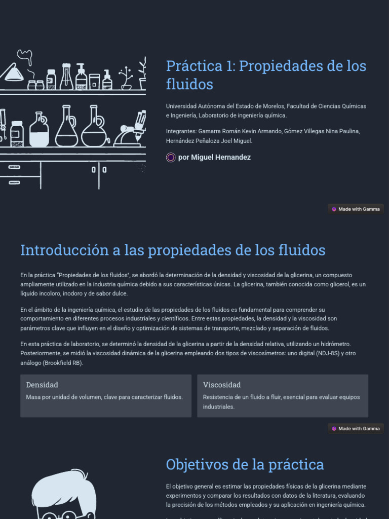 Practica-1-Propiedades-de-los-fluidos | PDF | Viscosidad | Densidad