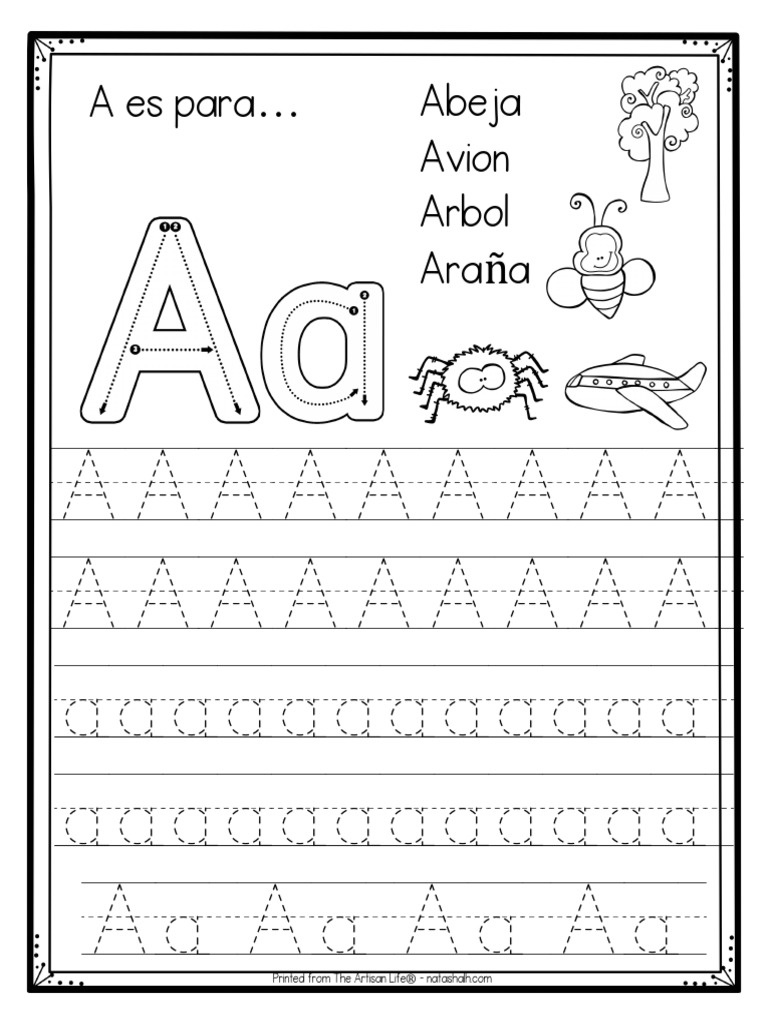 Spanish Alphabet Tracing - Removed | PDF