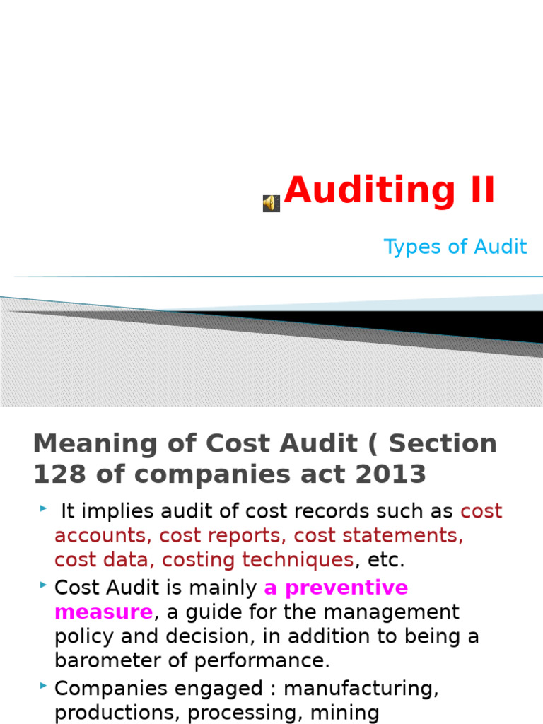 Auditing 2- Unit IV | PDF | Audit | Audit Committee