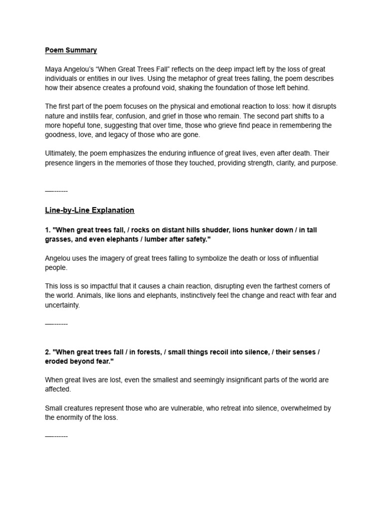 When The Great Trees Fall | PDF | Psychology