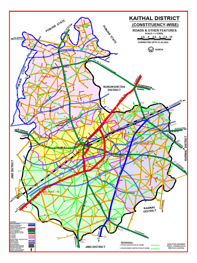 Kaithal District Map | PDF