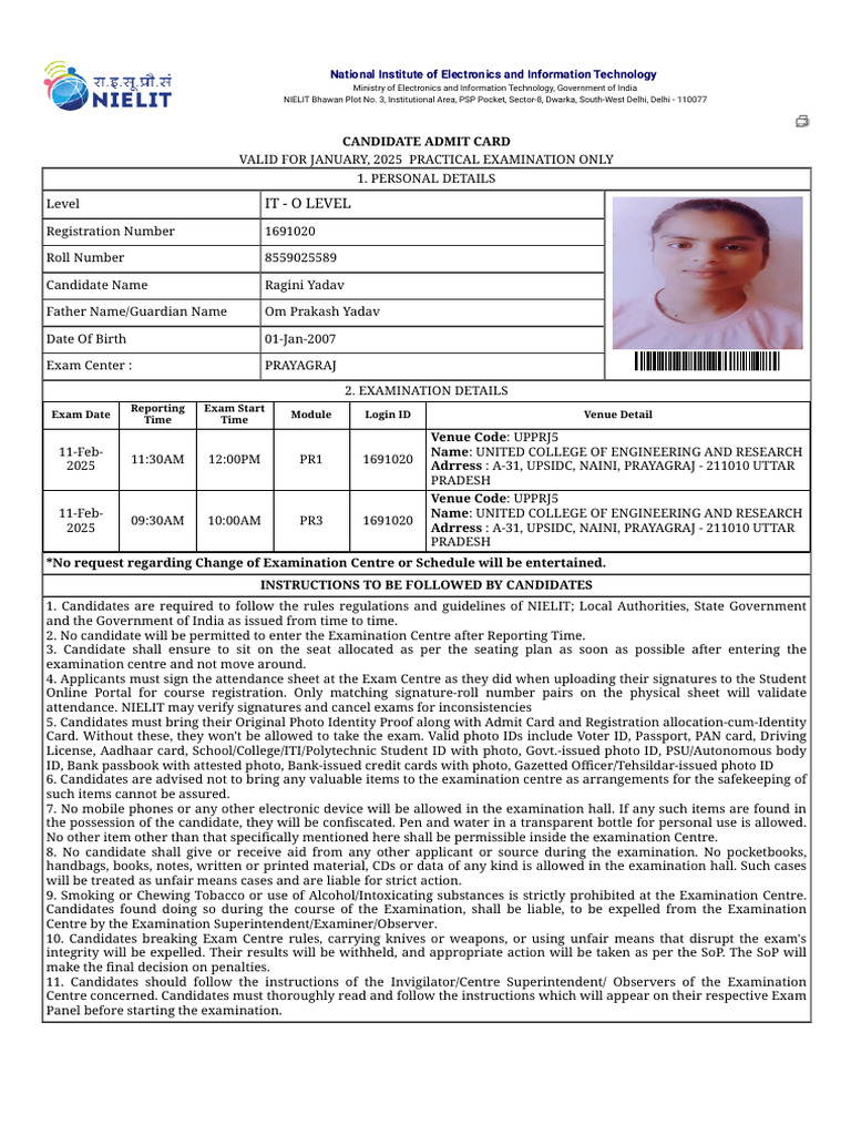 Ragini practical | PDF