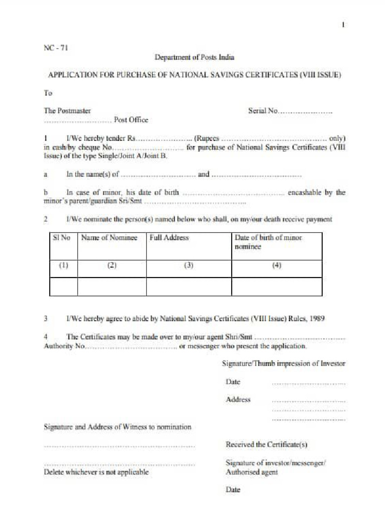 NSC 1 | PDF