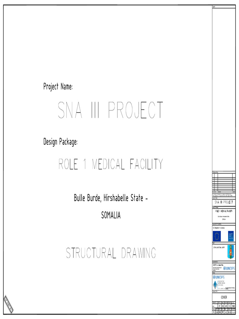 02_Role 1-Medical Facility_STRUCTURAL DWGs_R2 | PDF